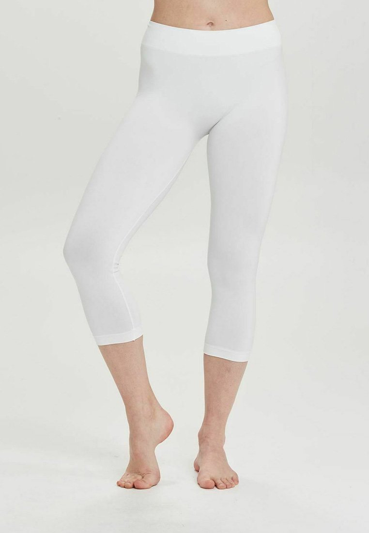 Decoy SEAMLESS CAPRI - Legging - white/wit - Zalando.be