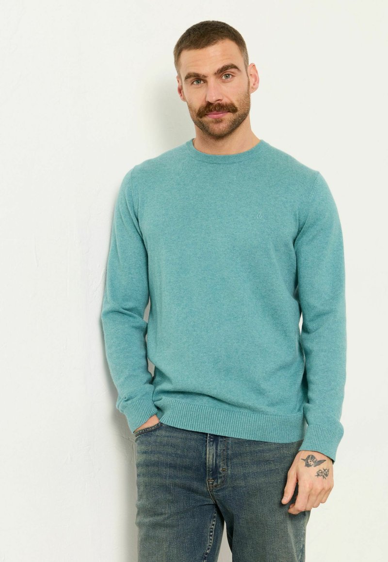 FatFace Jumper - dusky green/green - Zalando