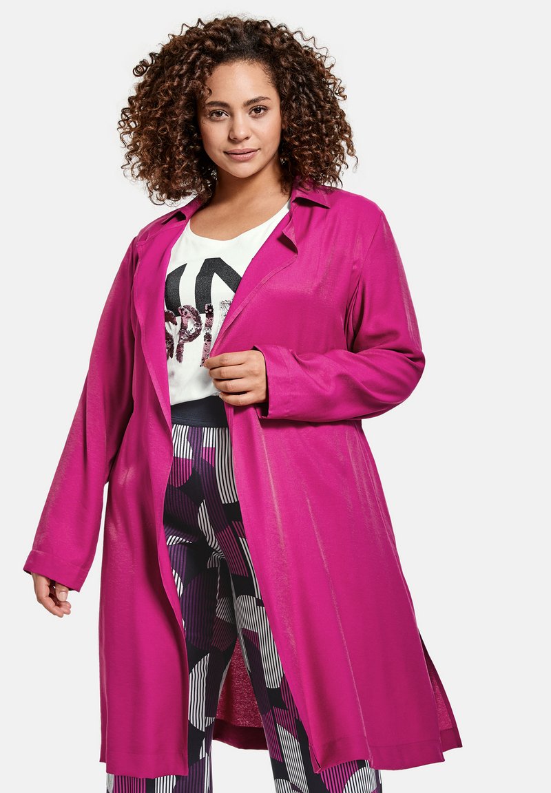 Samoon Trenchcoat - electric magenta/pink - Zalando.de