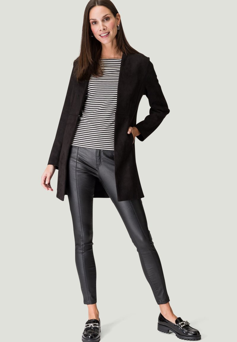 zero LONG STYLE - Short coat - black beauty/black - Zalando.ie