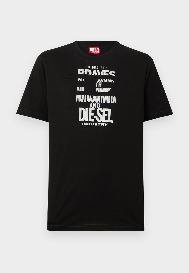 Diesel Print T-shirt - black - Zalando.co.uk