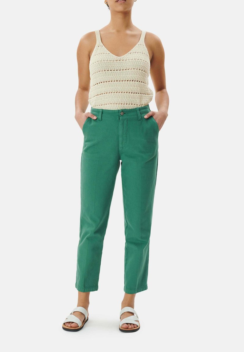 LABDIP CASUAL - Spodnie materiałowe/zieleń butelkowa - Zalando.pl