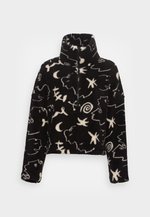 Monki Felpa in pile - white light/nero - Zalando.it