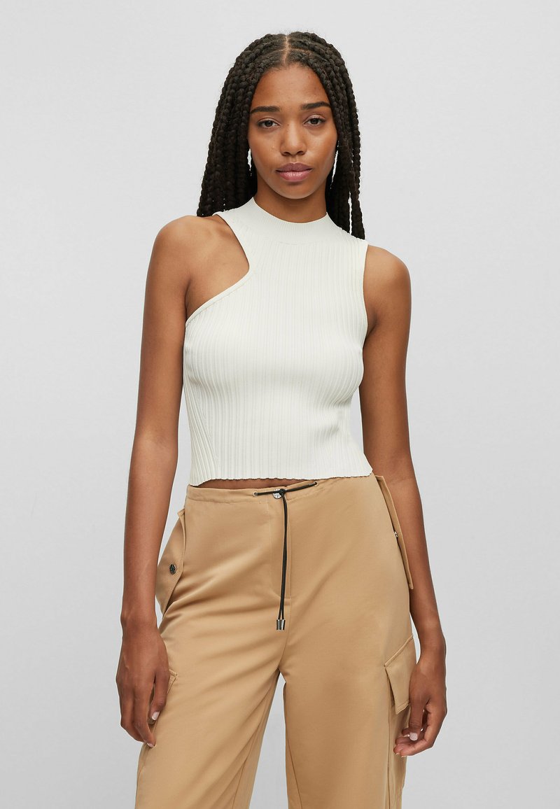 HUGO SHAREY - Top - natural ten/off-white - Zalando