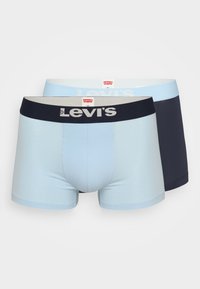 Levi's® MEN SOLID BASIC TRUNK 2 PACK - Shorty - blue combo/noir ...