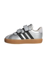 adidas Sportswear STRAPPI - Chaussures premiers pas - silver metallic core black light solid ...