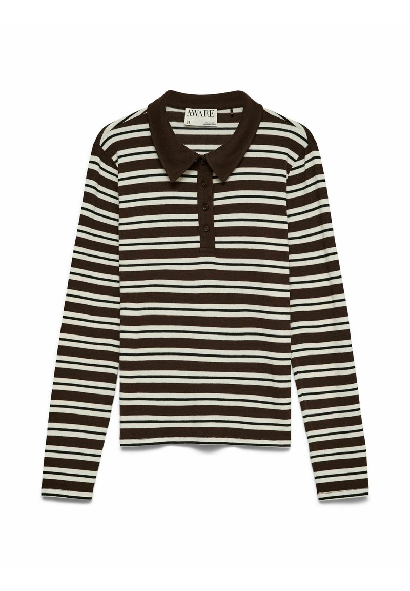 Vero Moda POLO AWGLESHA POLOSHIRT - Poloshirts - chocolate torte ...