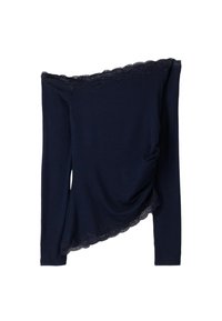 Bershka ASYMMETRIC - Long sleeved top - royal blue - Zalando.ie