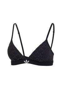adidas Originals MICROTERROT SIGNATURE PATTERN - Triangle bra - black ...