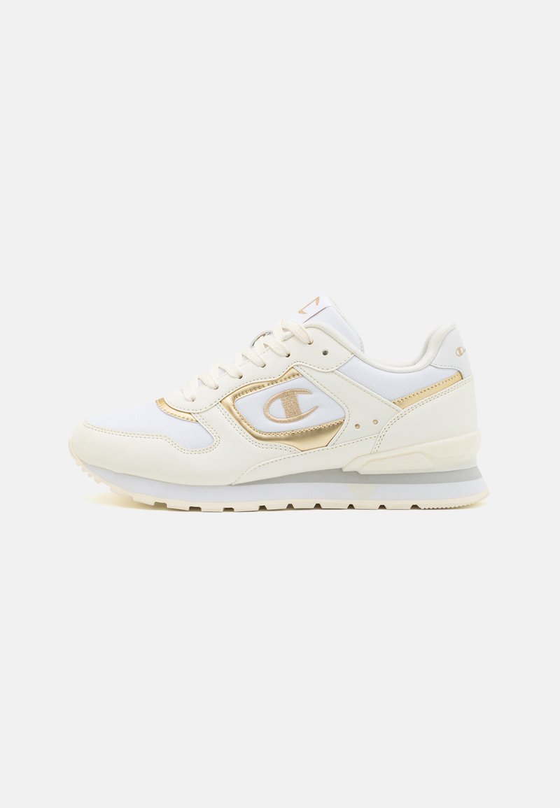 Champion RUN 85 JUNGLE - Training shoe - white/gold/off-white - Zalando.ie