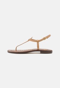 Sam Edelman GIGI - Sandalai su T formos dirželiu - almond/Neutrali ...