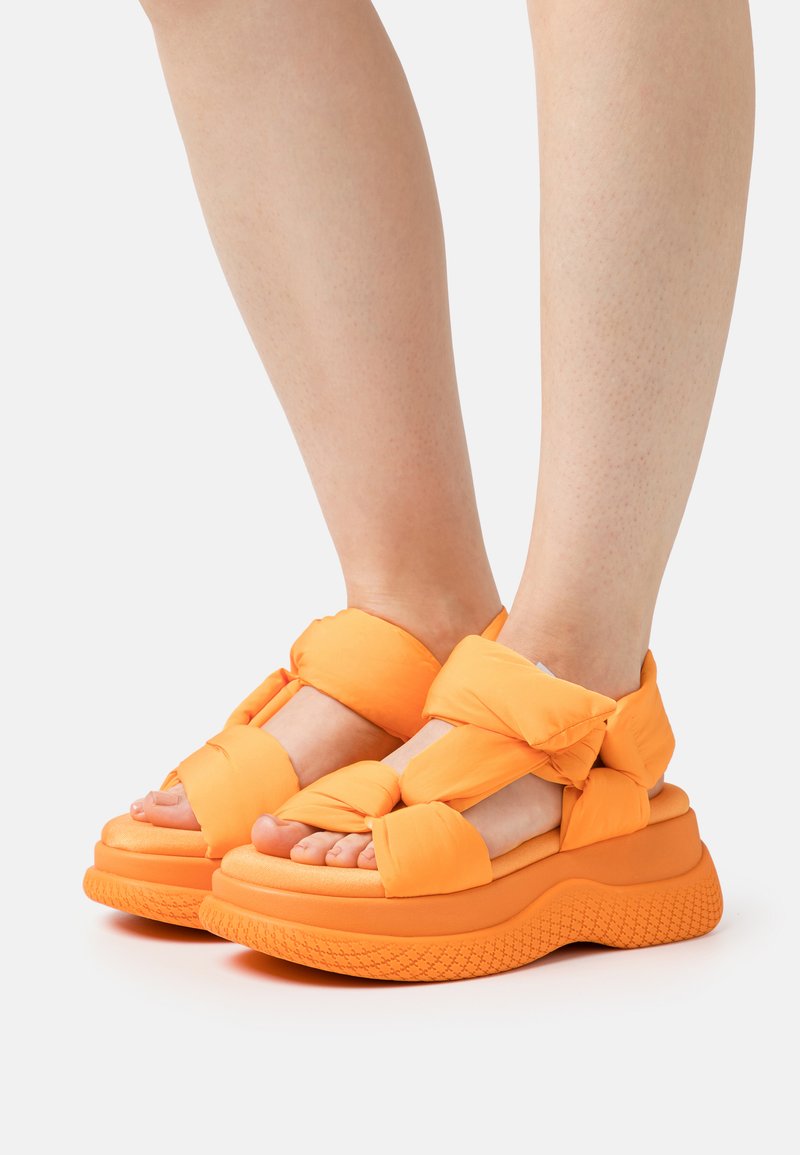 Bronx Sandalias con plataforma - orange/naranja - Zalando.es