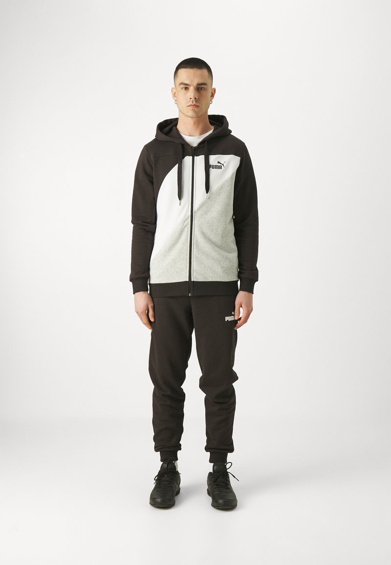 Puma POWER TRACKSUIT - Tuta - black/nero - Zalando.it
