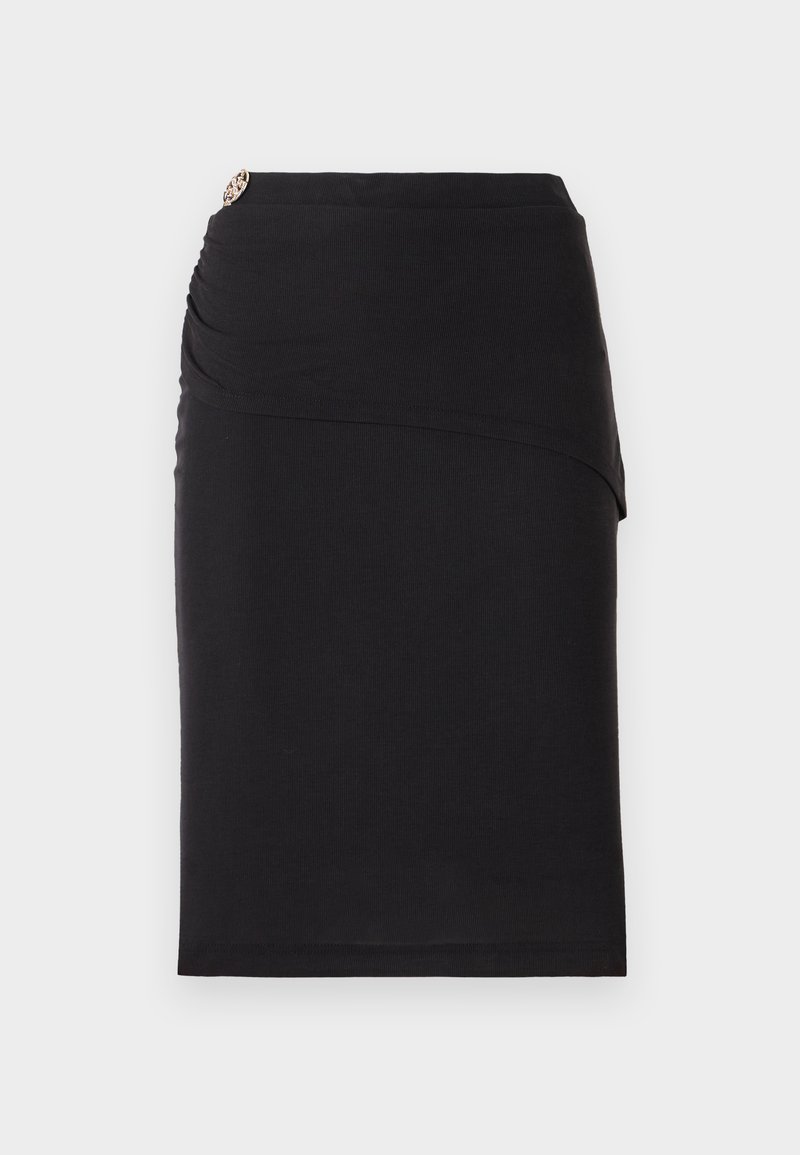 Guess PRISCA JEWEL PENCIL SKIRT - Ozko oprijeto krilo - jet black/črna ...
