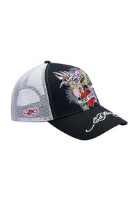Ed Hardy BRAVE HEARTS - Caps - black white/sort - Zalando.dk
