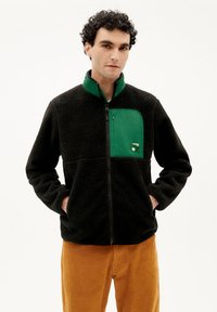 Thinking Mu IVORY LEWIS - Veste polaire - black/noir - ZALANDO.FR