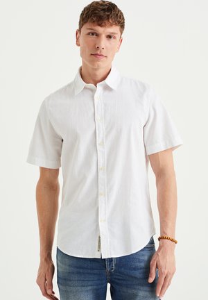 WE Fashion Linen blend - Hemd - white/weiß - Zalando.ch