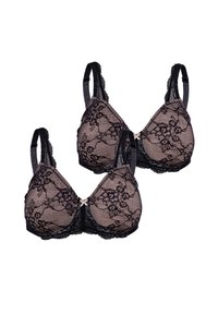 Triumph 2-PACK - Underwired bra - black - Zalando