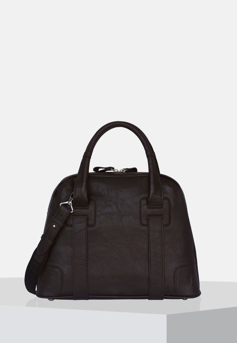 Silvio Tossi Handtasche - dark brown/schwarz - Zalando.de