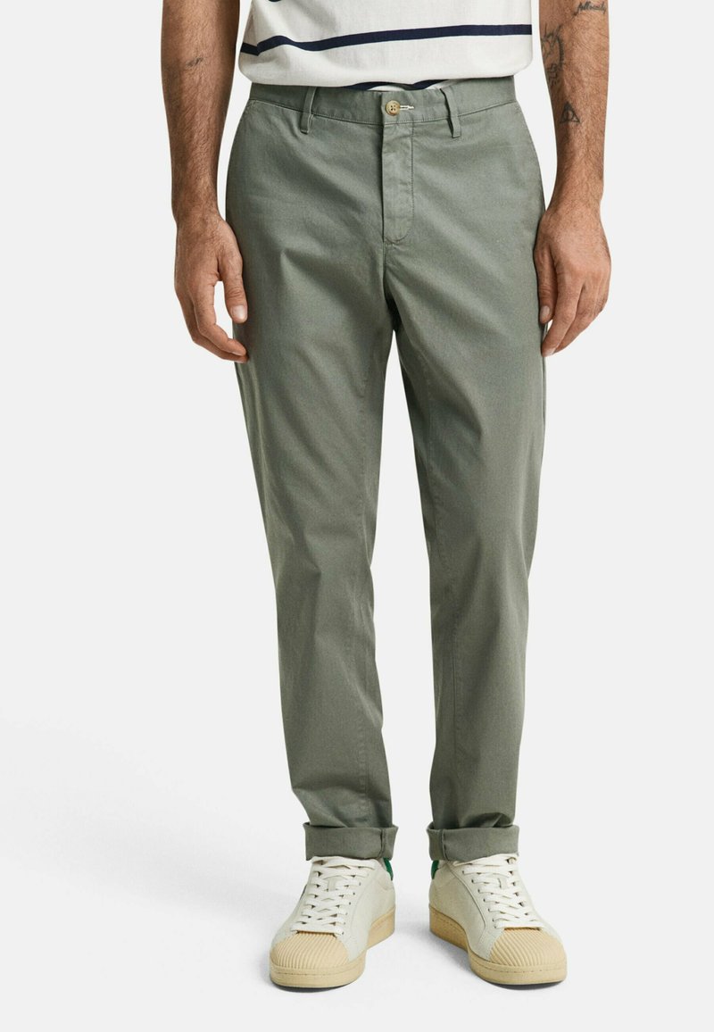 GANT SUNFADED - Chinos - kalamata green/green - Zalando
