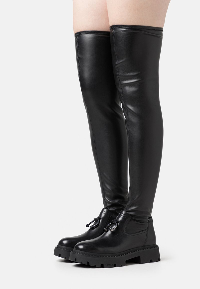 Ash GILL PIERCING - Kozačky na platformě - black/černá - Zalando.cz