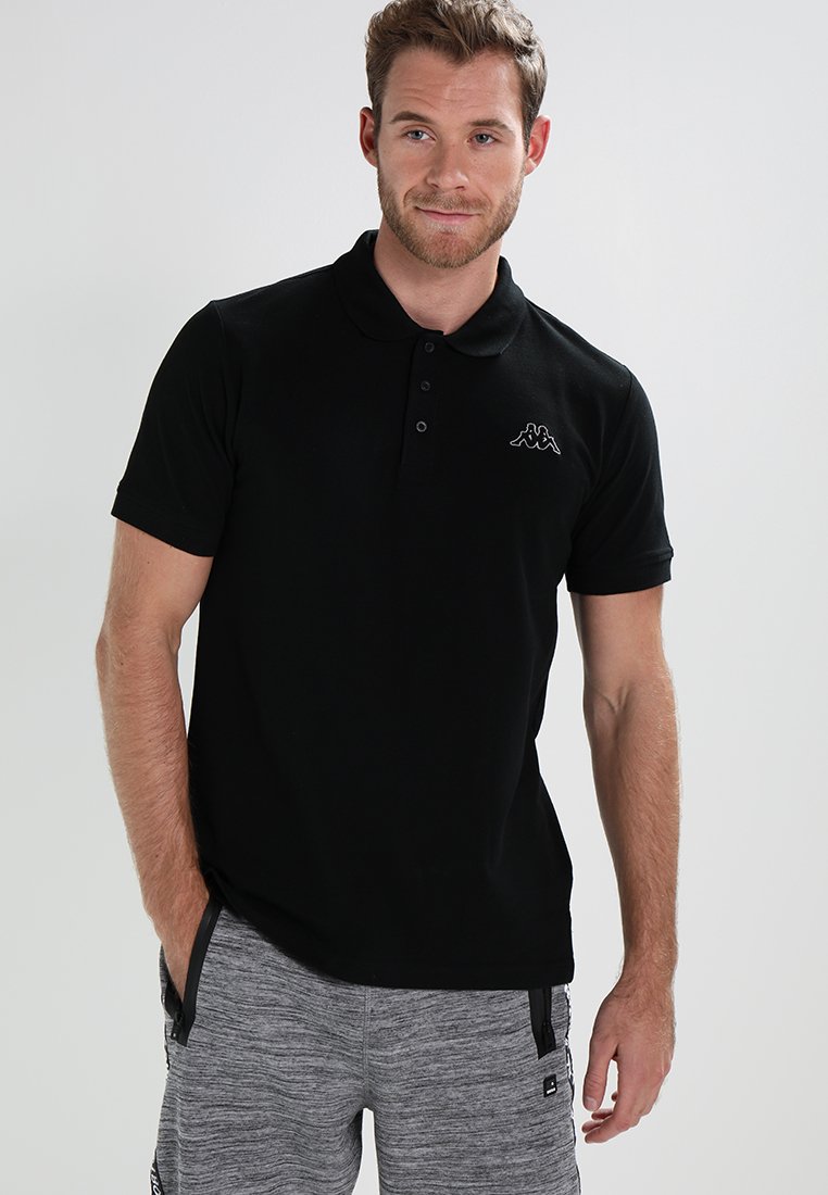 Kappa Poloshirt - black/schwarz - Zalando.at