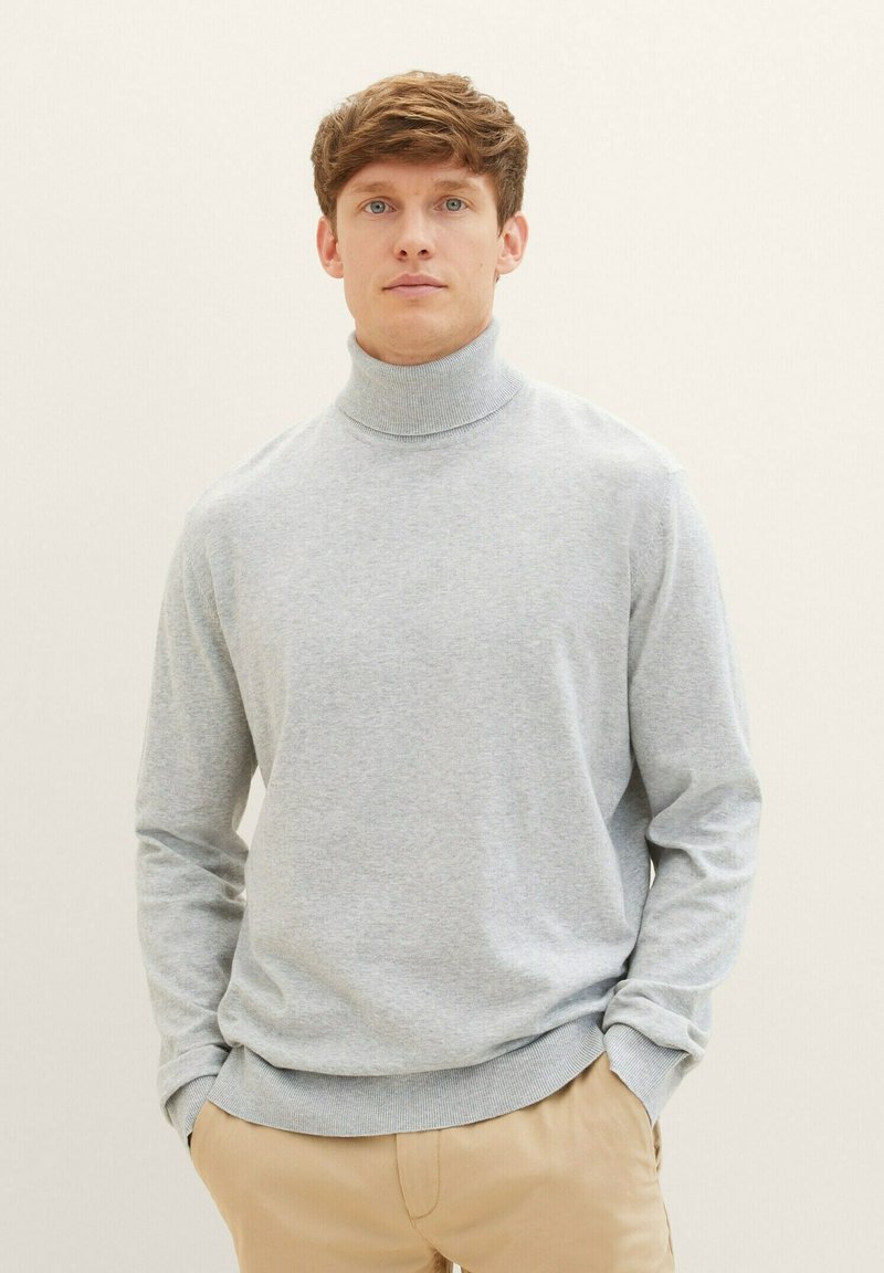 TOM TAILOR Sweatshirt - grey heather melange/grau - Zalando.de