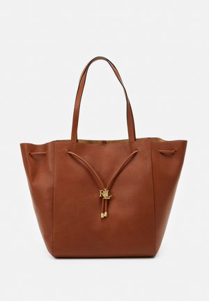 Lauren Ralph Lauren EMERIE TOTE EXTRA LARGE - Shopper - natural/tan/tan ...