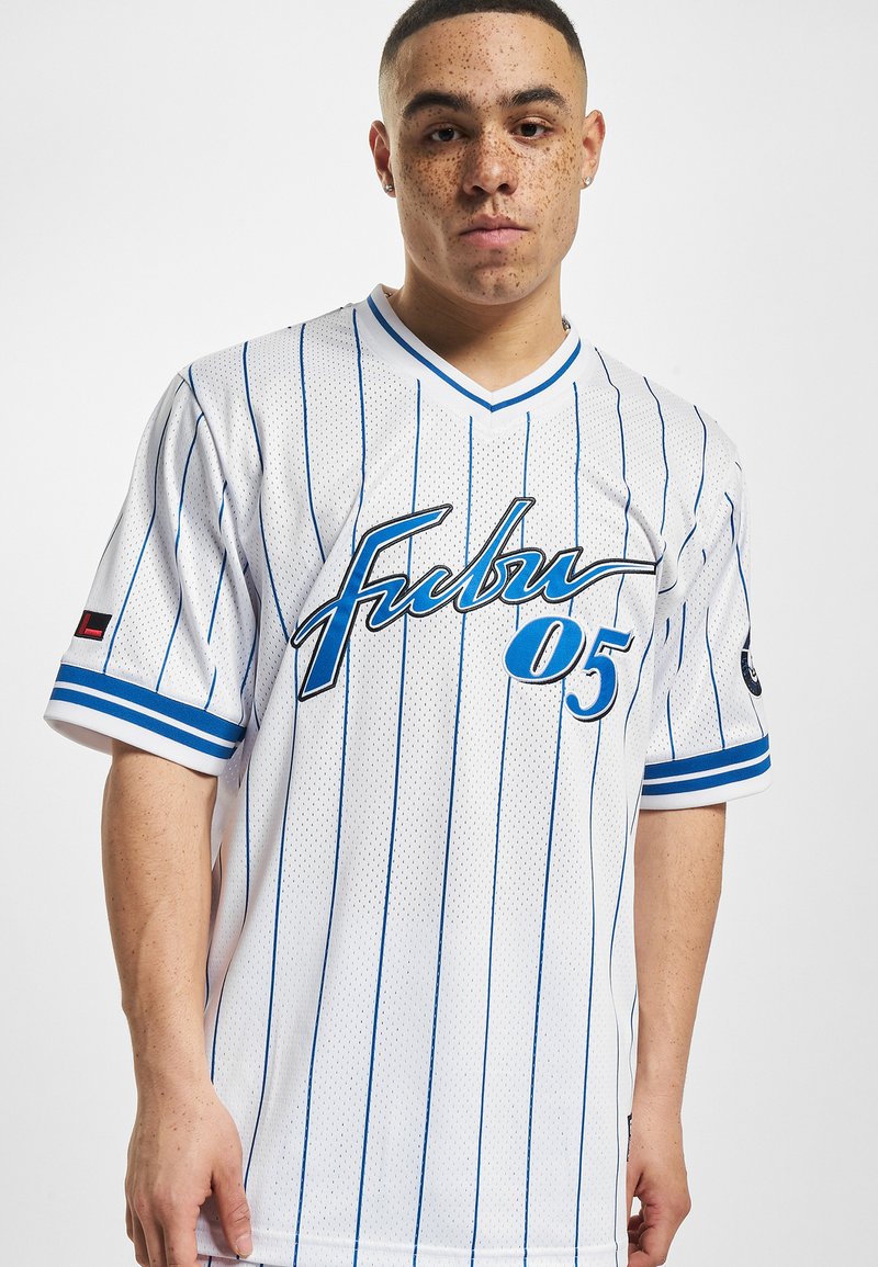 FUBU RETRO - T-Shirt print - sand blue/blau - Zalando.ch