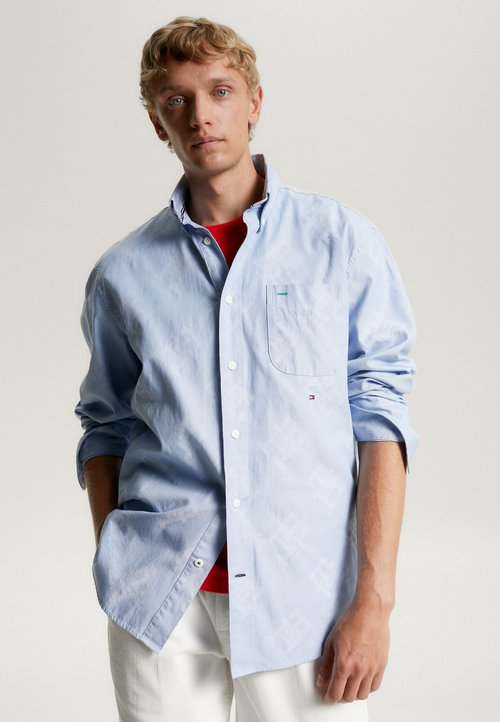 Tommy Hilfiger SAIL STRIPE - Chemise - vessel blue/optic white/bleu clair - ZALANDO.CH