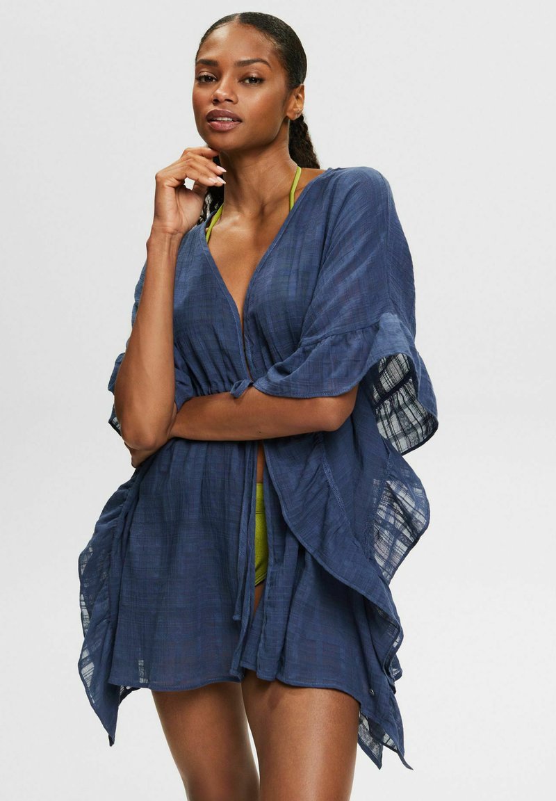 Esprit Cape - dark blue/mottled dark blue - Zalando.co.uk