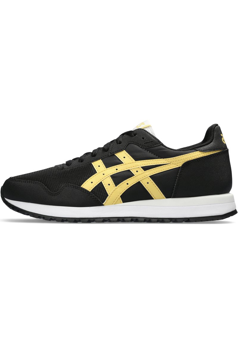 ASICS SportStyle TIGER RUNNER II - Sneakers basse - black faded yellow ...