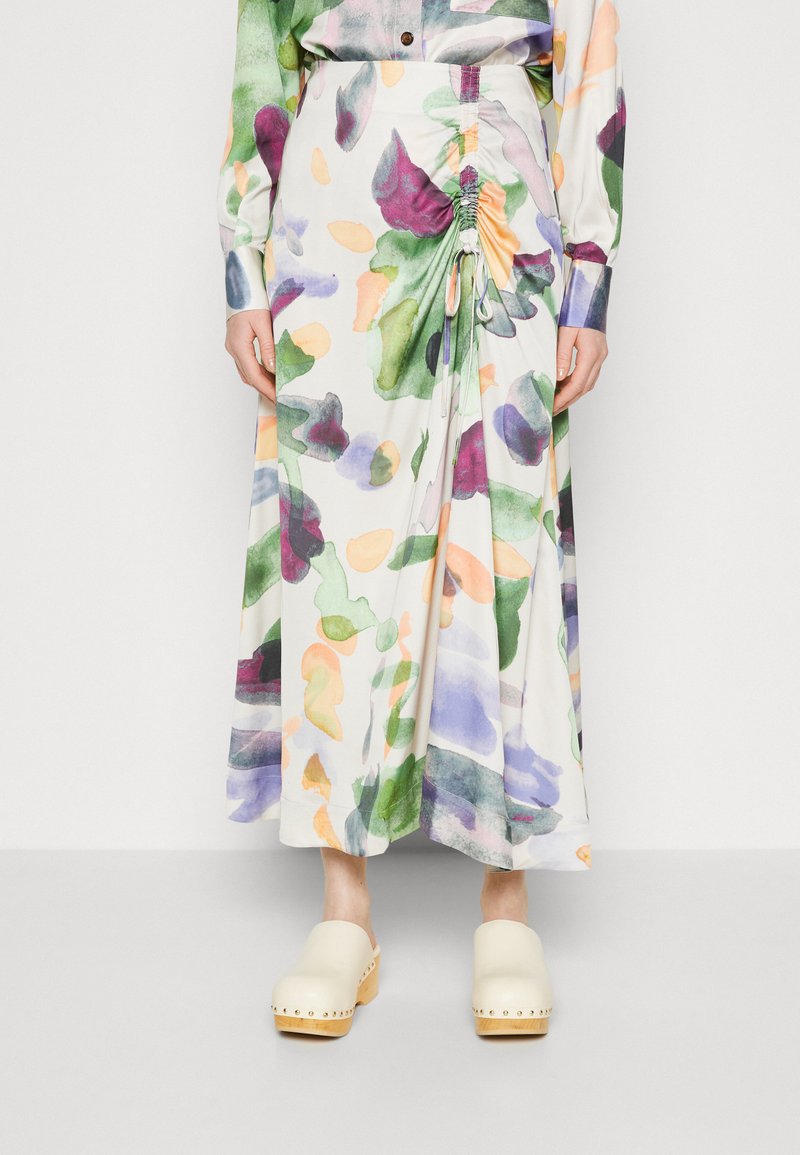 ALIGNE HAMPTON DRAWSTRING SPLIT - Maksi svārki - multicoloured ...