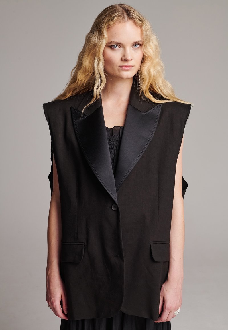 FRENKEN TUX SLEEVELESS OVERSIZED - Bodywarmer - black/zwart - Zalando.be
