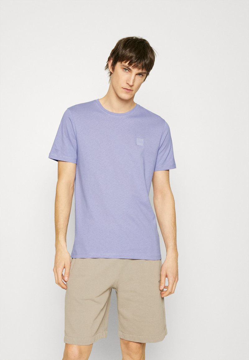 BOSS TALES - T-Shirt basic - light/pastel purple/lila - Zalando.de