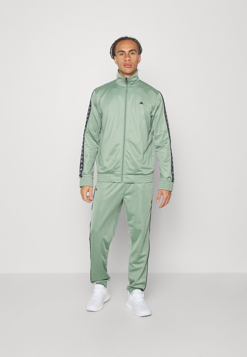 Kappa TRACKSUIT - Trainingsanzug - hedge green/grün - Zalando.de