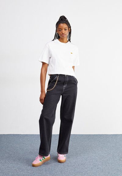 adidas Originals GAZELLE BOLD - Trainers - true pink/green/cloud white ...