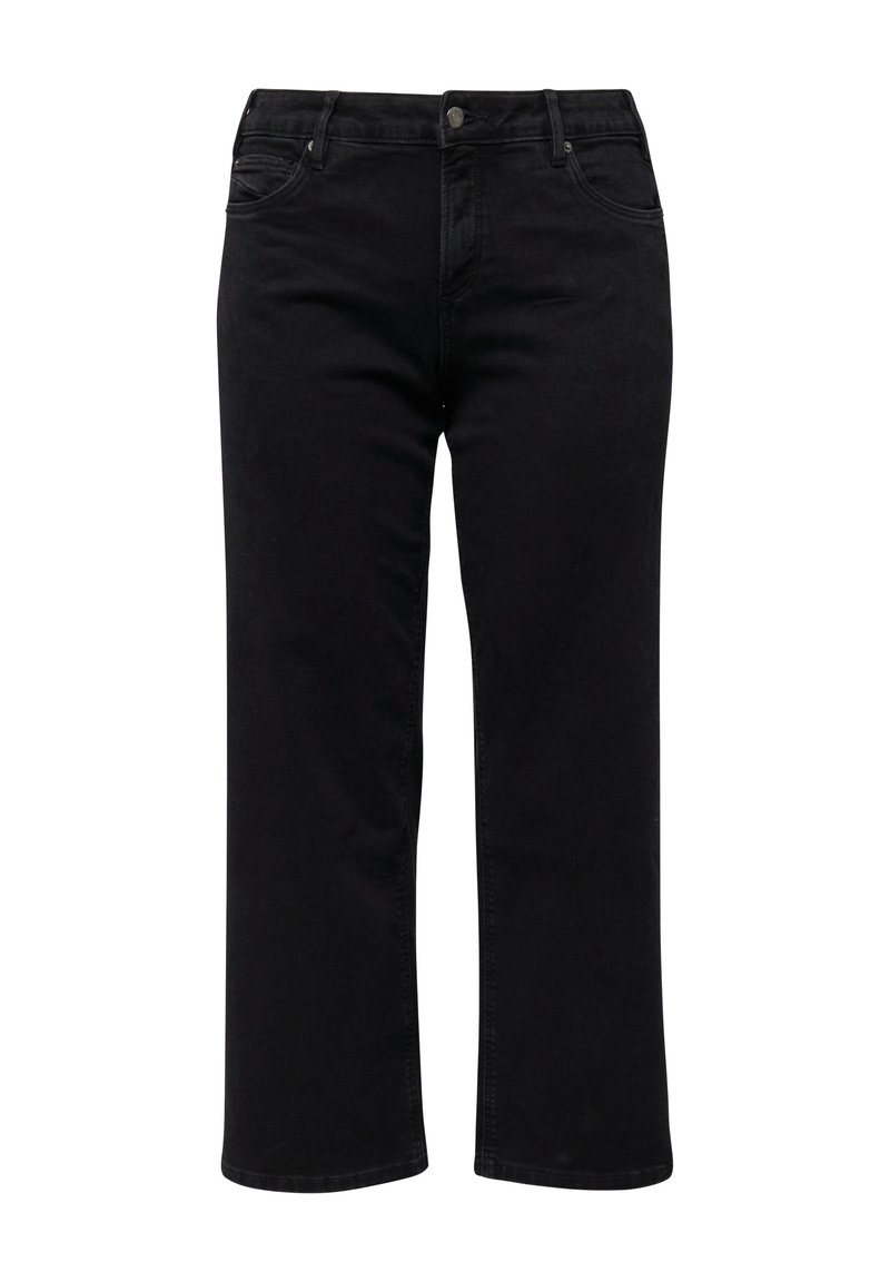 QS Straight leg jeans - schwarz/black - Zalando