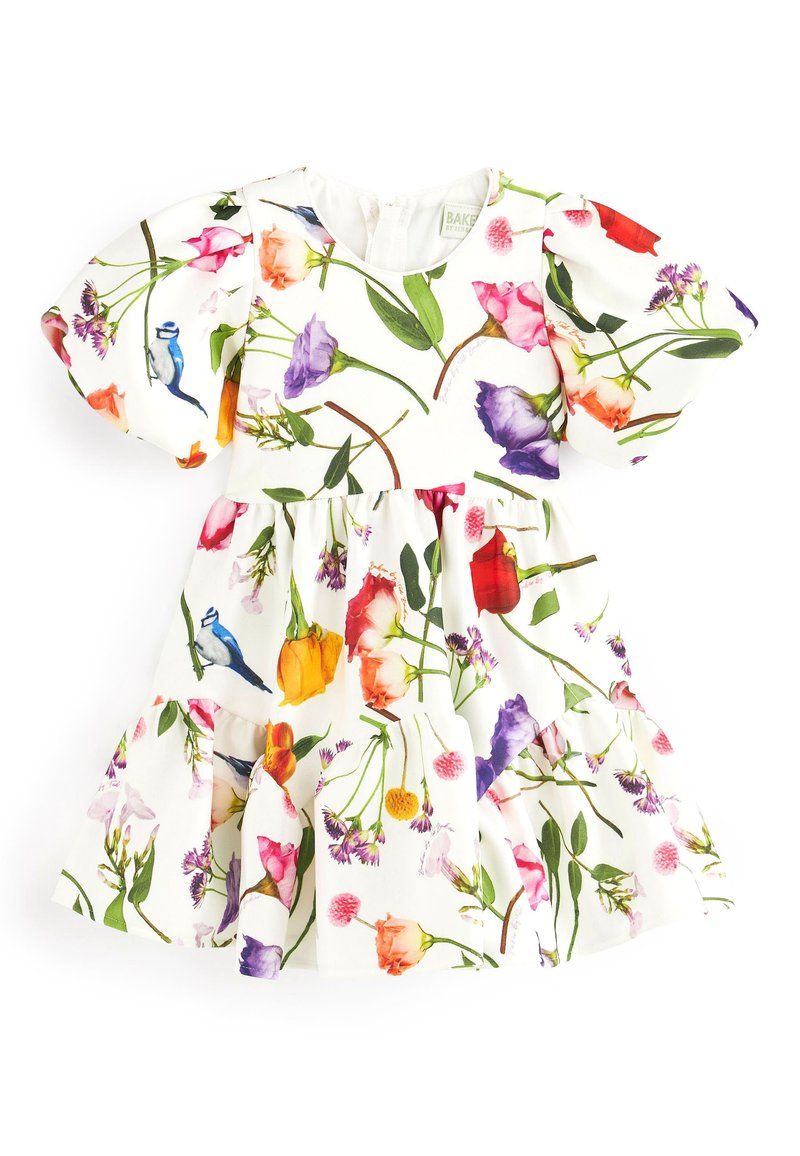 Baker by Ted Baker BAKER BY TED BAKER FLORAL SCUBA WHITE DRESS - Freizeitkleid - white/weiß ...