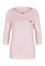 TOM TAILOR Topper langermet - white peach/aprikos - Zalando.no