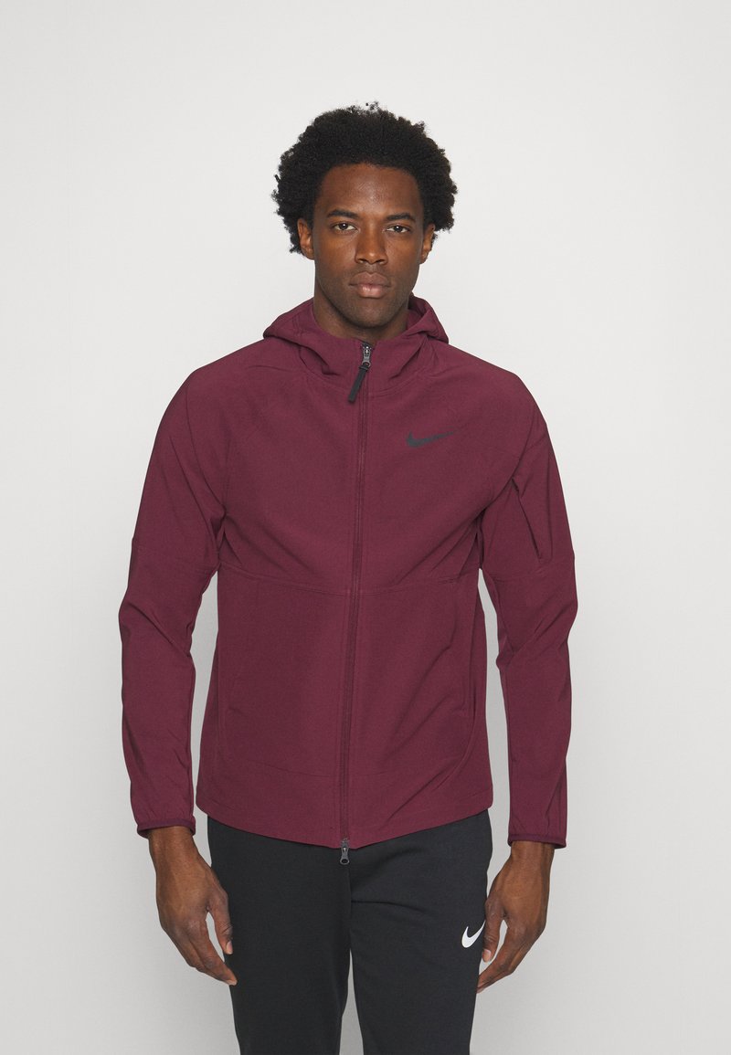 Nike Performance FLEX VENT MAX - Training jacket - night maroon/black ...