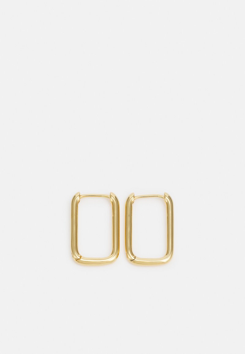 Orelia CLEAN SQUOVAL HOOP - Ohrringe - pale gold-coloured/goldfarben ... Orelia CLEAN SQUOVAL HOOP - Ohrringe - pale gold-coloured/goldfarben ...