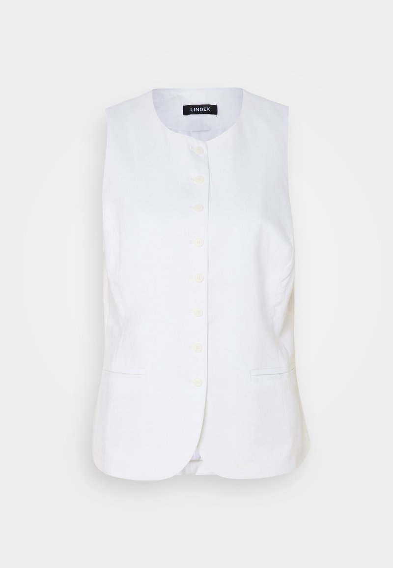 Lindex VEST AINA - Vest - white/hvid - Zalando.dk