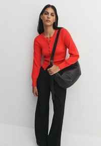 Next VOLUME SLEEVE - Neuletakki - bright red/punainen - Zalando.fi