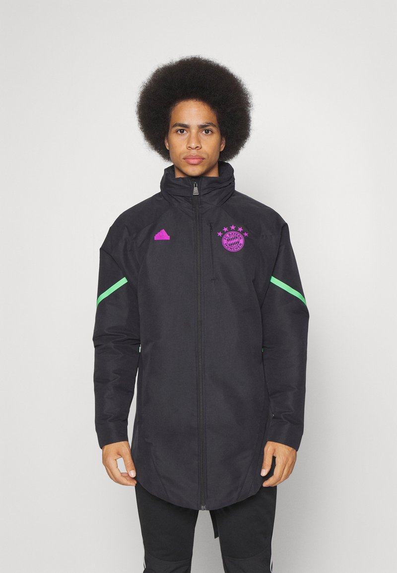 adidas Performance FC BAYERN MÜNCHEN - Squadra - black/shock purple ...