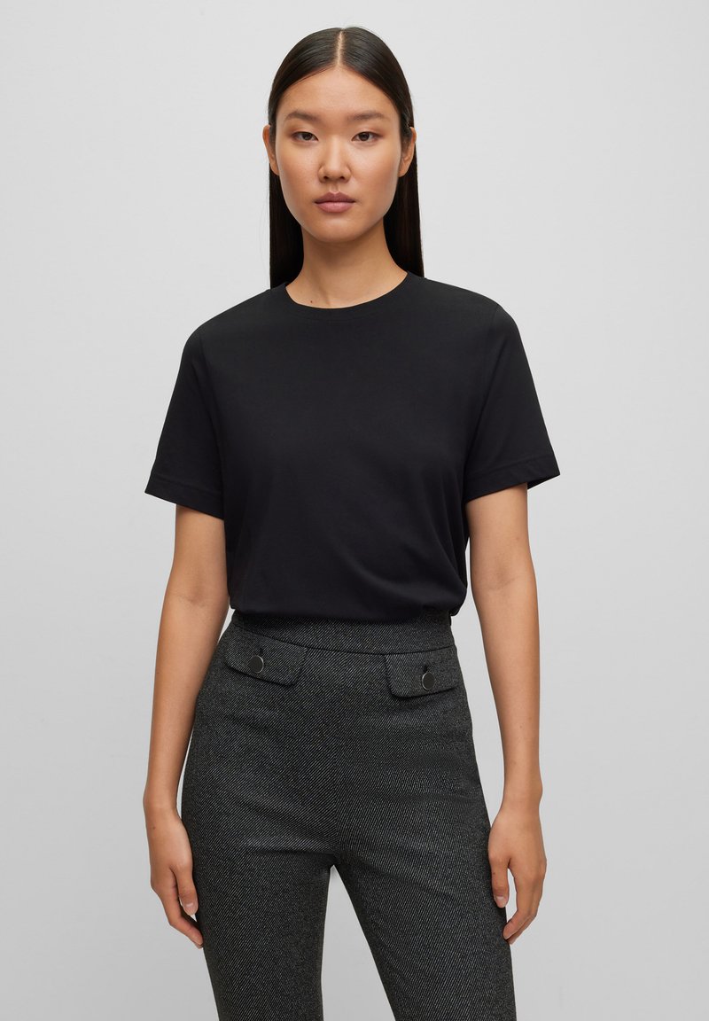 BOSS ECOSA - Osnovna majica kratkih rukava - black/crno - Zalando.hr