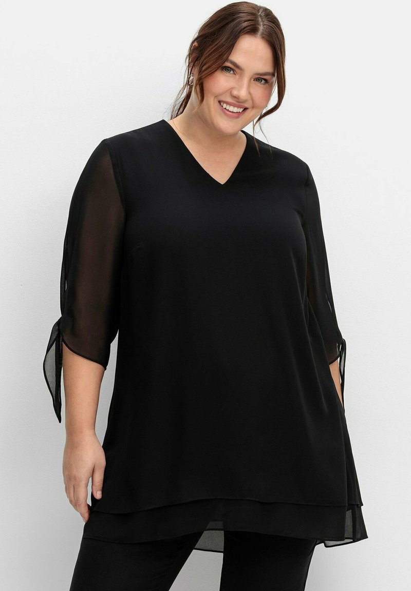 Sheego Blouse - schwarz/zwart - Zalando.be