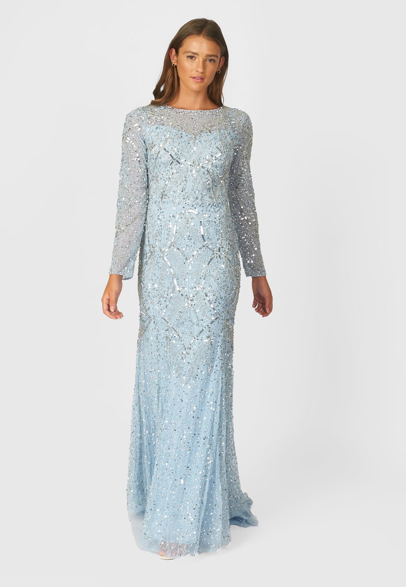 Maryisa EMBELLISHED SEQUINS - Vestido de fiesta - baby blue/azul ...