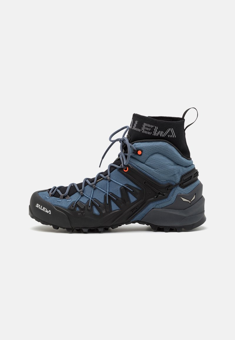Salewa WILDFIRE EDGE MID GTX - Hikingschuh - java blue/onyx/blau ...
