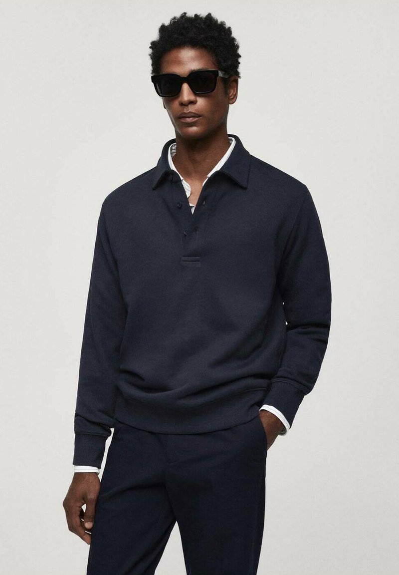 Mango Sweatshirt - dark navy/bleu roi - ZALANDO.FR